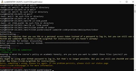 Cannot Submit Problem Set 0 For Cs50 Rcs50