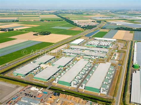Aerophotostock Middenmeer Microsoft Datacenter Luchtfoto Met Boven