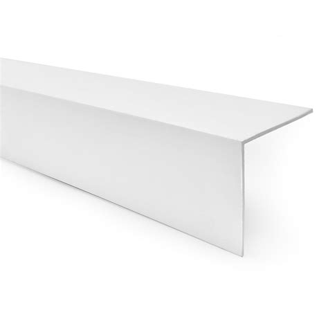 Durable Angle Pcv Wall Corner Protector 30x30mm 1m L White