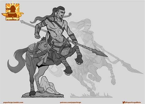 Paper Forge — Working On A New Centaur Mini To Go With Our