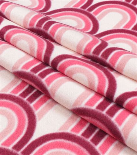 Packed Rainbows Blizzard Fleece Fabric Joann