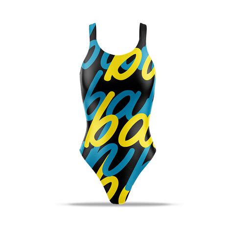 The Bah Script Collection Independence Monokini Black Yngdgrt