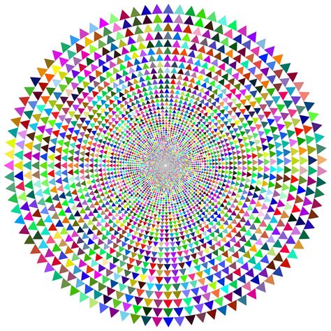 Colorful Triangle Pattern Clip Art Image Clipsafari