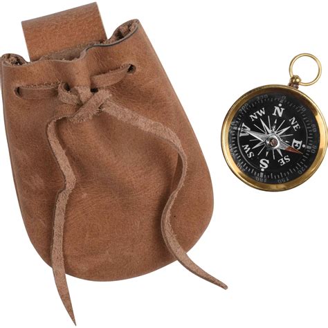Adventurers Compass With Pouch