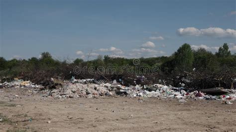 Garbage Crisis Trash Neglect Overwhelming Heap Stock Footage Video