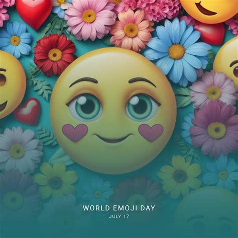 Emoji World Emoji Day 17 July Premium Ai Generated Image