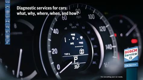 What When Why Where And How Of Car Diagnostic Service Bosch Car