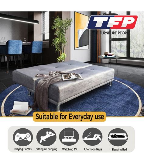 Sofa Bed Clic Clac Seater Mechanism No Arm