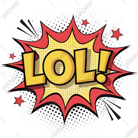 Comic Style Lol Text Png Backgrounds Png Free Download Pikbest