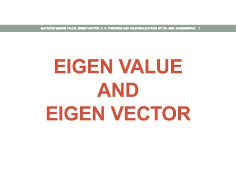 SOLUTION Matrices Eigen Value Eigen Vector C H Theorem And Diagonalization Studypool