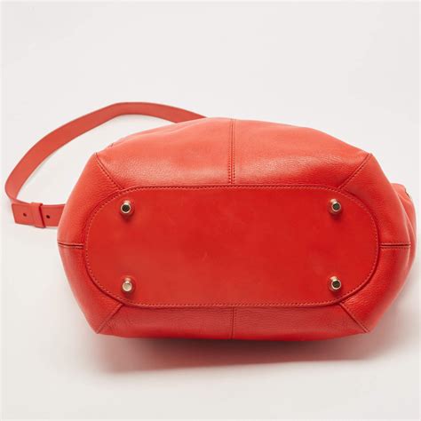 Jimmy Choo Orange Leather Anna Hobo For Sale At 1stdibs