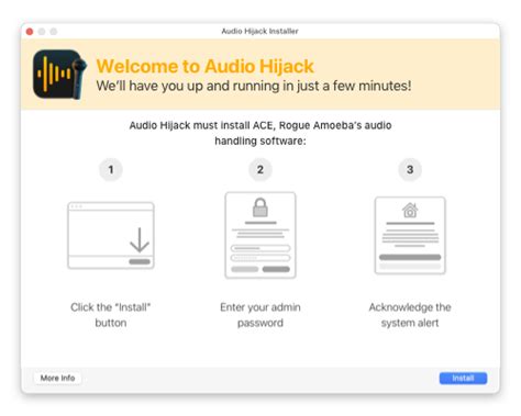 Using An Alternate Method To Setup And Install Ace Rogue Amoeba Support