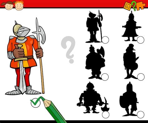 Premium Vector Education Shadows Game Cartoon