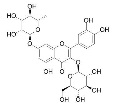 Quercetin 3 O Glucoside 7 O Rhamnoside 18016 58 5 Phytochemical