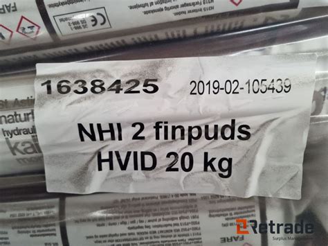 35 Sekker 1 Pall Nhi Finpuss Hvit For Sale Retrade Offers Used