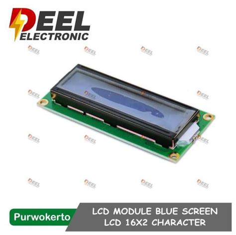 Jual Lcd Display Module Blue 16x2 Character Lcd 1602 Biru Backligh Module Di Seller Deel