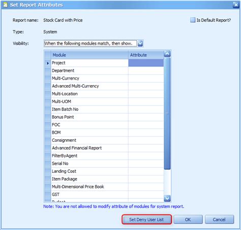 Report Design How Can I Hide A Report Format From Certain User AutoCount Resource Center