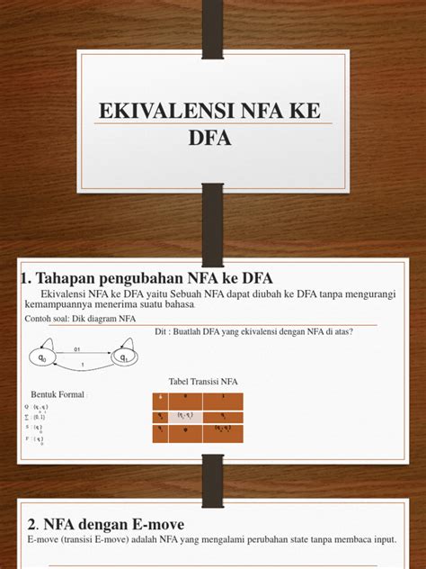 Ekivalensi Nfa Ke Dfa Kelompok 3 Pdf