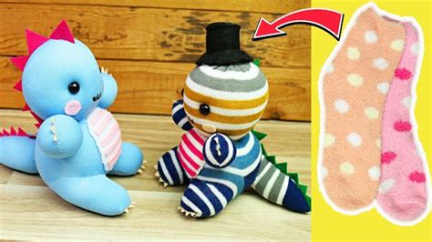 How To Make A Sock Doll Diy Sock Doll Godzilla Sock Doll Ideas Sock Dolls Diy Socks Sock