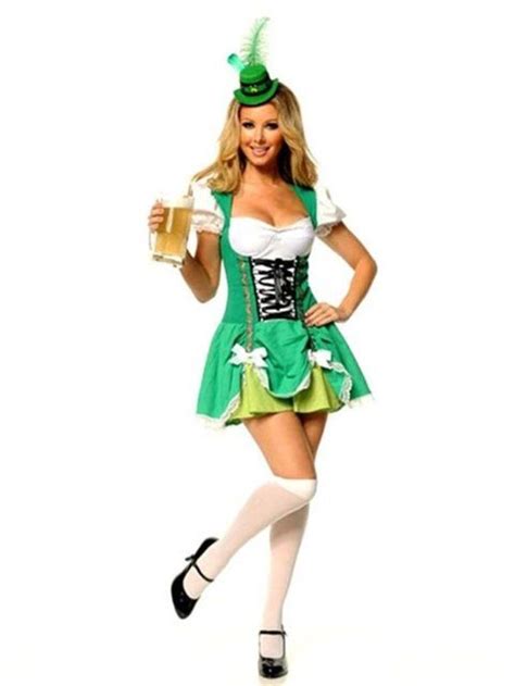 Check Out Sexy Irish Lass Costume Beer Girl Womens Costumes From