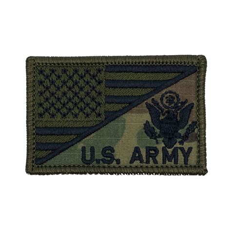 Us Army Us Flag Patch Multicam Camo Notch