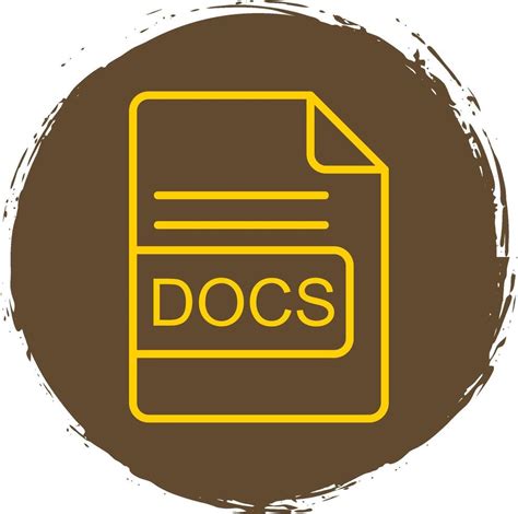 Docs File Format Line Circle Sticker Icon 43960061 Vector Art At Vecteezy
