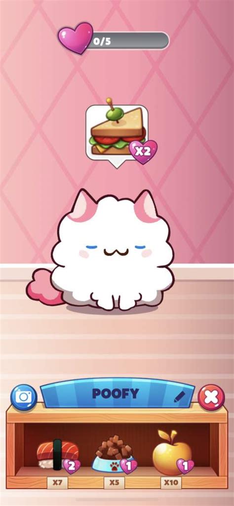 Cat Game Game UI Database