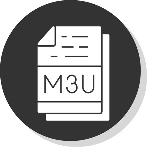 M3U File Format Vector Icon Design 29420524 Vector Art At Vecteezy