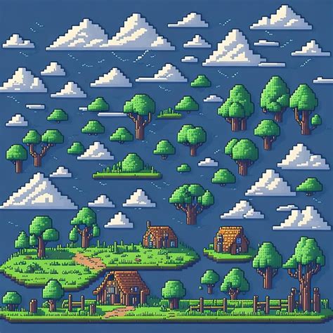 Premium Photo Pixel Playground Crafted Assets For Your Game World