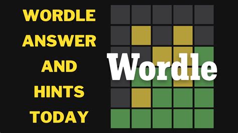 Wordle Answer And Hints Today October 6 2024 Need Help Find Hints