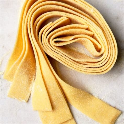 Homemade Pappardelle Pasta Not Just Food