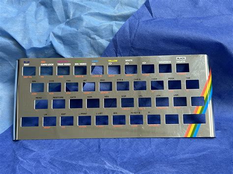 Zx Spectrum Keyboard Cover Faceplate Home