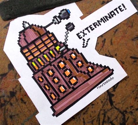 Dalek Pixel Art By Ronronando On Deviantart