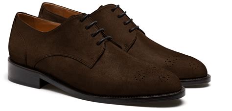 Scarpe Derby Uomo Scamosciato Marrone 185 Hockerty