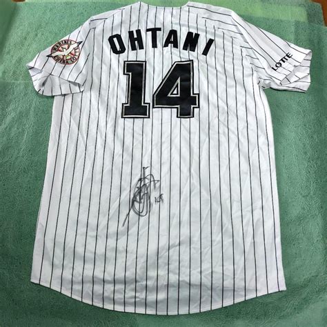 千葉ロッテマリーンズ ユニフォーム 大谷智久 直筆サイン入り メルカリ