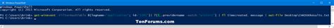 Read Chkdsk Log In Event Viewer In Windows 10 Tutorials