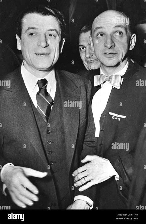 Victor Kravchenko Left Leaves Court Alongside His Lawyer Georges Izard After Being Awarded