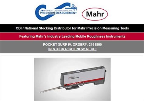 Component Distributors Inc Cdi On Linkedin Mahr Pocket Surf Iv In Stock Now At Cdi Bit