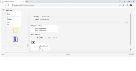 GitHub Francis Chris5 WebAppPackage A Generic HTML GUI Starter