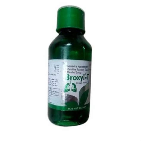 Broxyl T Cough Syrup For Dry Cough Bottle Size 100 Ml At Rs 75 In