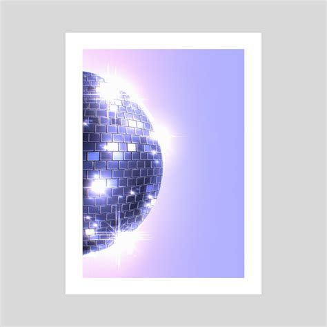 Eclipse Disco Ball An Art Print By Sonia Rahmoun Inprnt