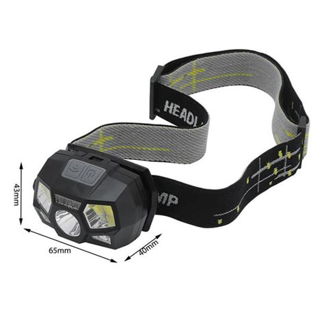 Faro Led Con Sensor De Movimiento Casco Ultrabrillante Lámpara Para