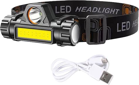 【楽天市場】ヘッドバンドライト ヘッド懐中電灯 防水ledヘッドランプ4個セット）：lenosa