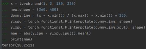 Interpolation With Default Params On Xpu Differs From Cpu Execution · Issue 351 · Intelintel
