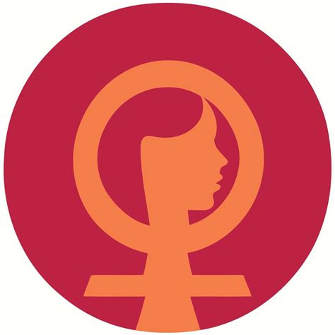 Símbolo De Gênero Feminino Mesclado Com Rosto Feminino 18782849 Vetor