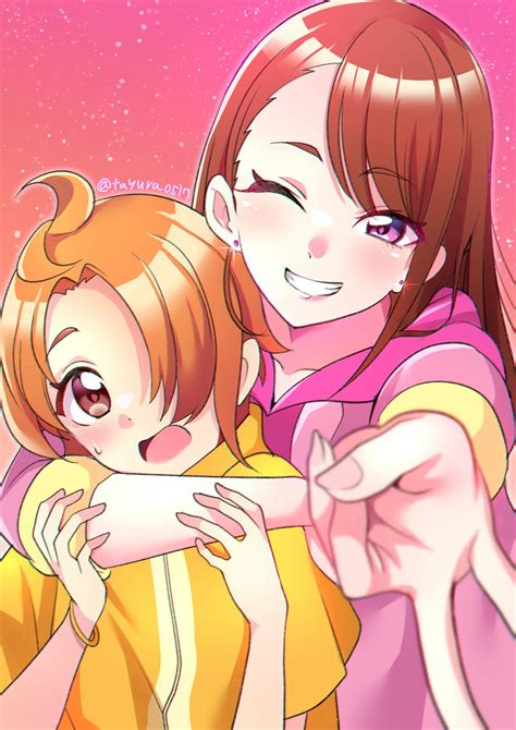 Hijiri Ageha And Yuunagi Tsubasa Precure And 1 More Drawn By Mitsuki