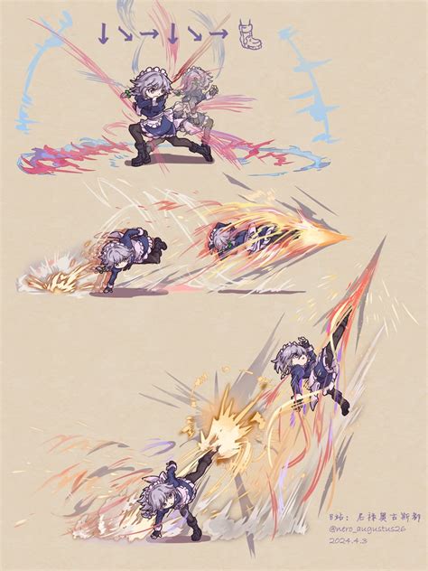 Izayoi Sakuya And Cammy White Touhou And 2 More Drawn By Nero