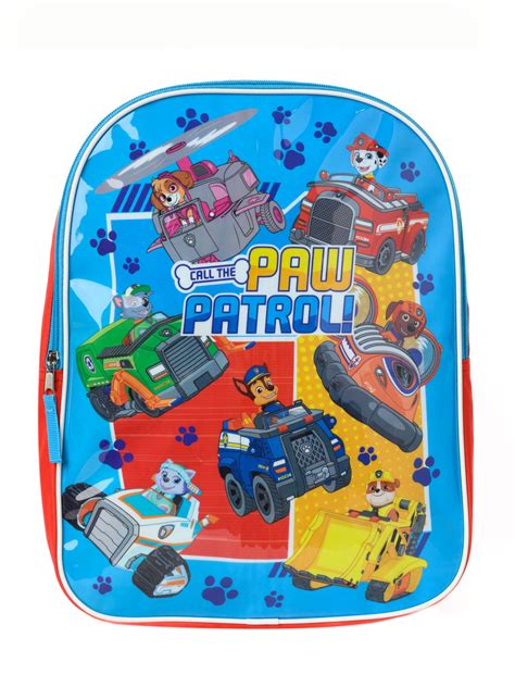 Paw Patrol Backpack 15 Chase Marshall Skye Everest School Bag Open