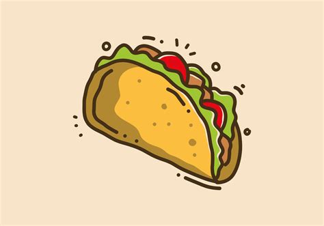 Spaghetti Tacos Drawing At Kaitlyn Reid Blog