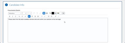 Character Limit Candidate Info Textbox — Cloud Customer Connect